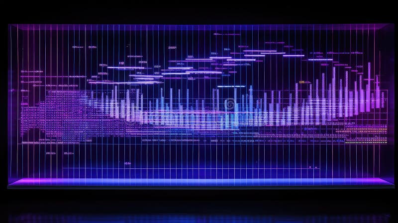 Points purple big data stock illustration. Illustration of points ...