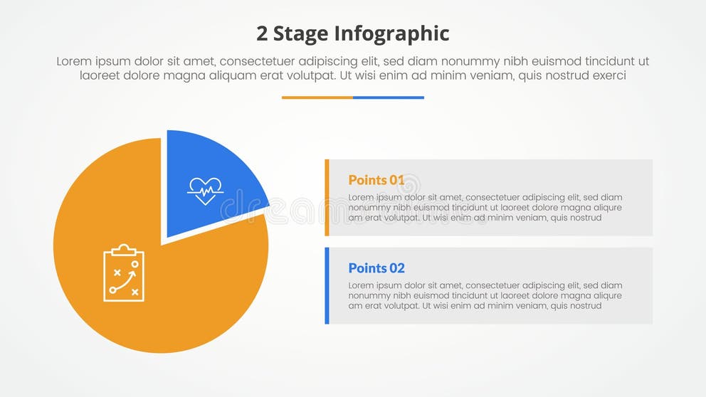 2 Points Stage Template for Comparison Opposite Infographic Concept for ...