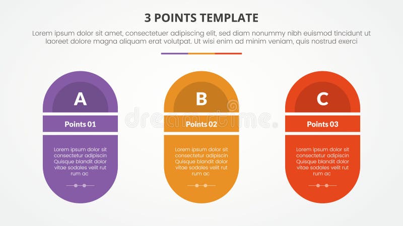 5 Points Stage Template Infographic Concept for Slide Presentation with ...