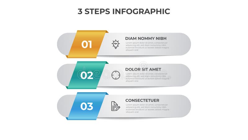 3 Step Vertical Infographic Stock Illustrations – 598 3 Step Vertical ...