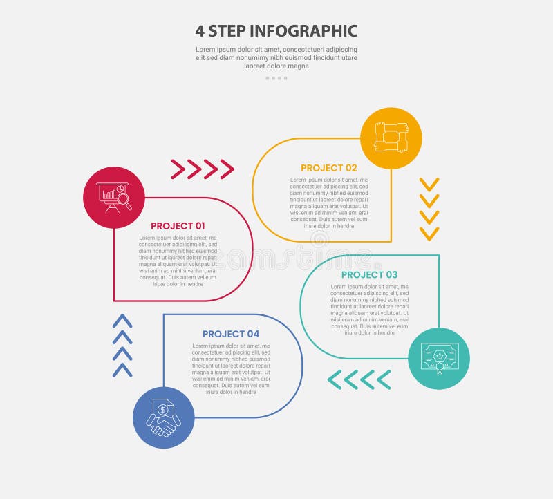 4 Step Cycle Infographic Stock Illustrations – 4,142 4 Step Cycle ...