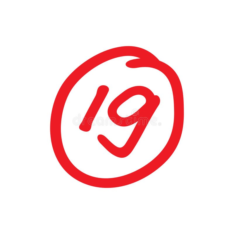 19 Points Test Score, Fourteen Points Exam Results - Vector Stock ...