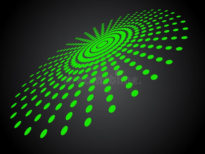 Points verts illustration de vecteur. Illustration du artistique - 14540832