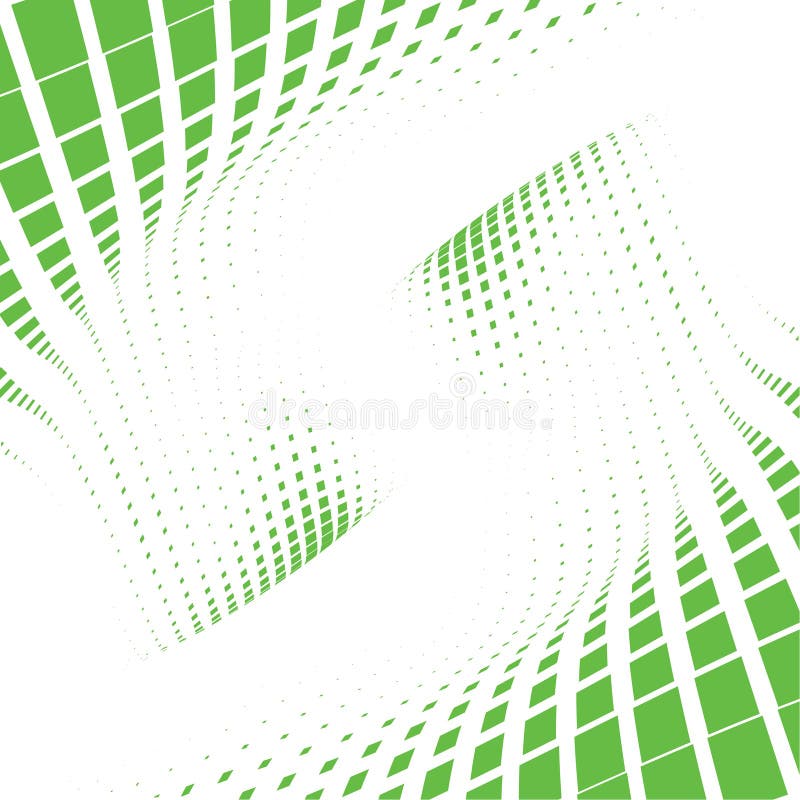 Vagues de points verts illustration de vecteur. Illustration du ...