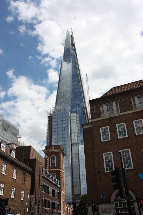 Pointy Futuristic Building stock photo. Image of lines - 20955538