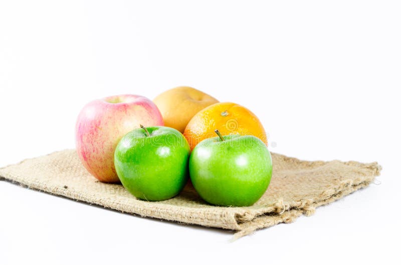 Poire Chinoise, Pomme, Orange Image stock - Image du citron, chinois ...