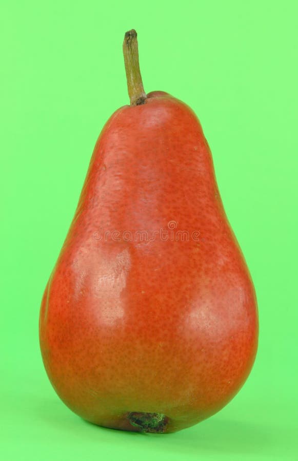 Poire rouge. image stock. Image du frais, automne, fruits - 11198205