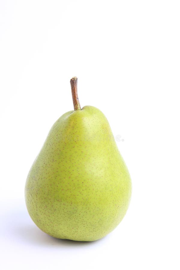 Poire verte d'isolement image stock. Image du fruits - 11929453