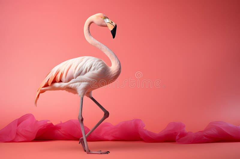 Poised Flamingo with Ballet Slippers Portrait. Generative AI ... Poised Flamingo with Ballet Slippers Portrait. Generative AI ...