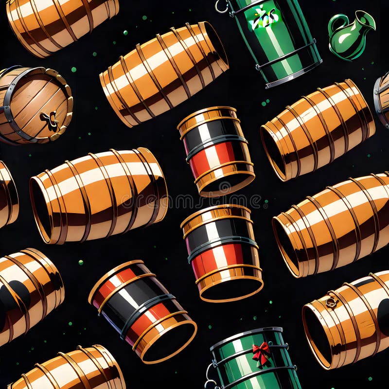 Poison Barrels, AI-generatet Stock Illustration - Illustration of waste ...