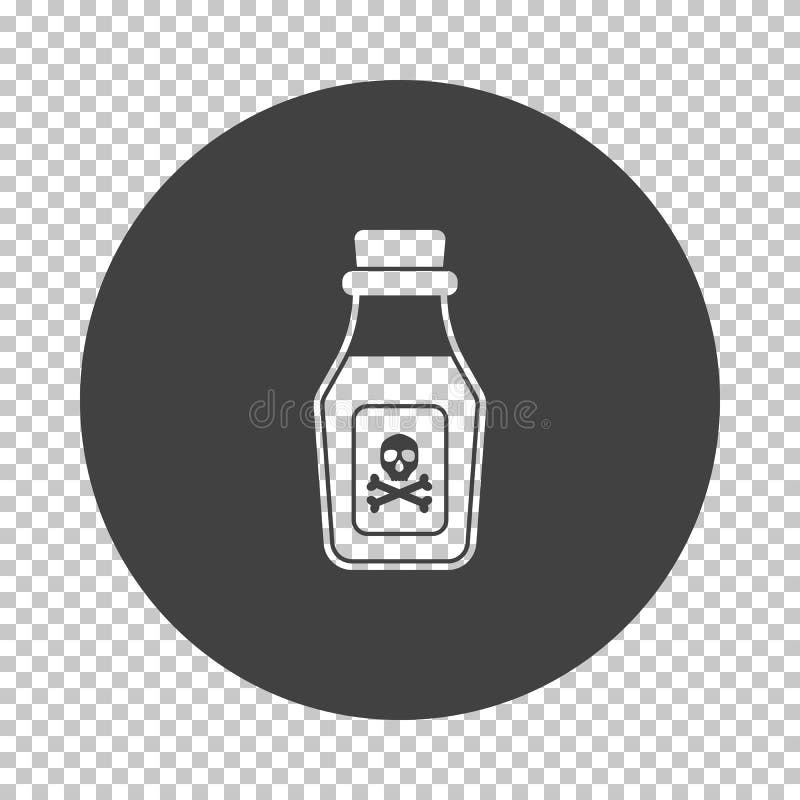 Poison Bottle Icon stock vector. Illustration of icon - 210377350
