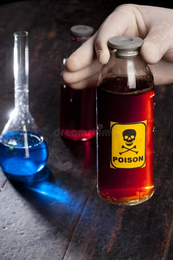 Poison Sticker stock photo. Image of hazard, chemical - 13016954