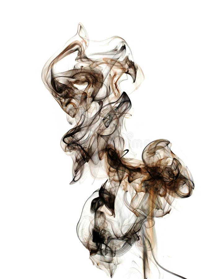 Poison Dangerous Brown Smoke. Stock Photo - Image of arson, flowing ...