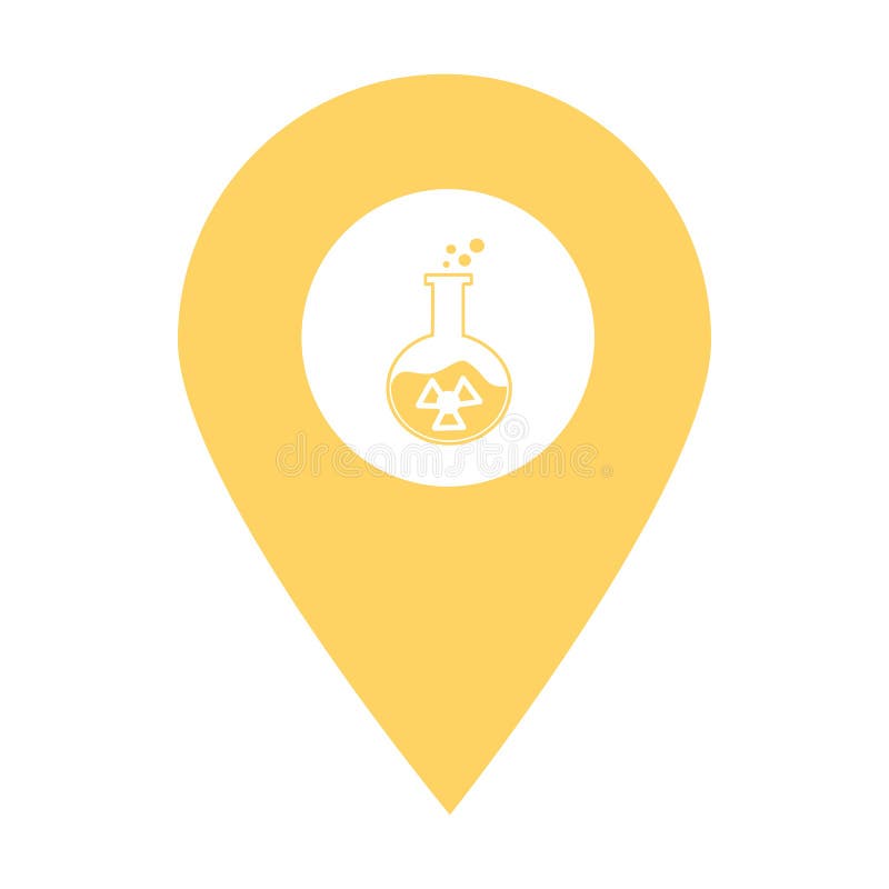 Poison Location Map Pin Icon. Element of Map Point for Mobile Concept ...