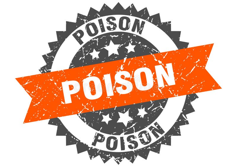Poison. stamp stock vector. Illustration of risk, insignia - 174873377