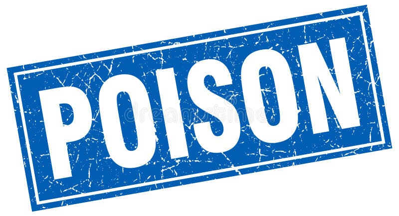 Poison stamp stock vector. Illustration of white, poison - 125010123