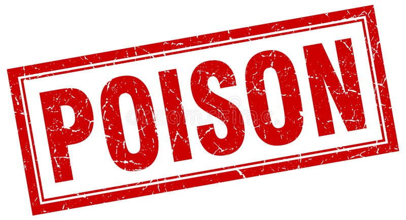 Poison square stamp stock vector. Illustration of banner - 86437020