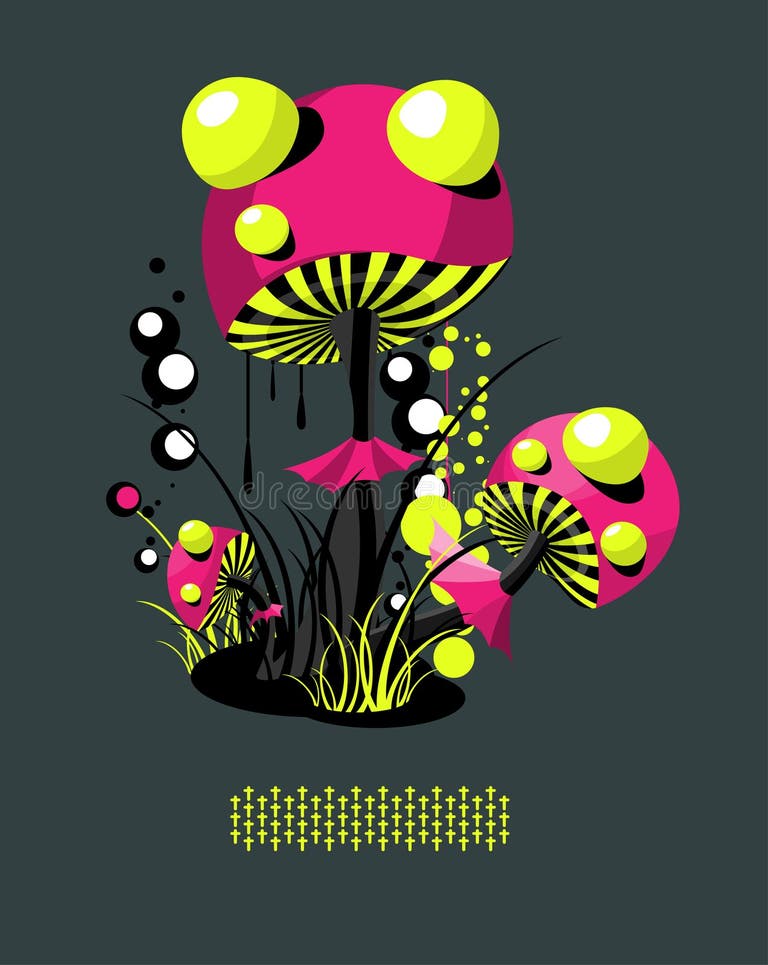 Mushrooms Side Stock Illustrations – 220 Mushrooms Side Stock ...