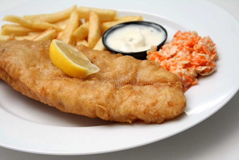 Poisson-frites photo stock. Image du dîner, couverts - 15693166