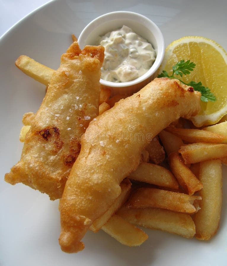 Poisson-frites image stock. Image du restaurant, savoureux - 3166659