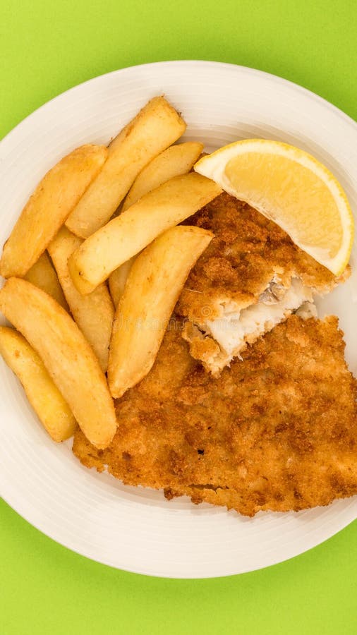 Poisson-frites Populaires Traditionnels Photo stock - Image du cuit ...
