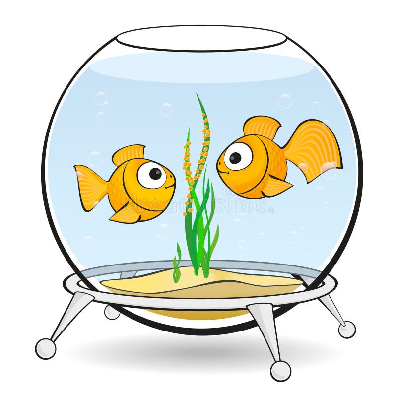 Aquarium Poisson Rouge Stock Illustrations, Vecteurs, & Clipart ...