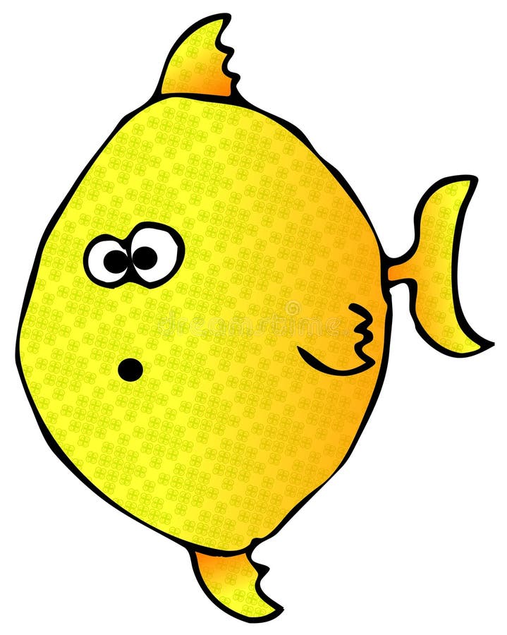 Poisson Citron illustration stock. Illustration du aquatique - 5437234