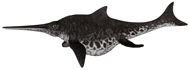 Poissons De Dinosaure De Shonisaurus - 3D Rendent Illustration Stock ...