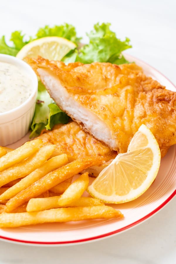 Poissons et frites photo stock. Image du déjeuner, frit - 159913836
