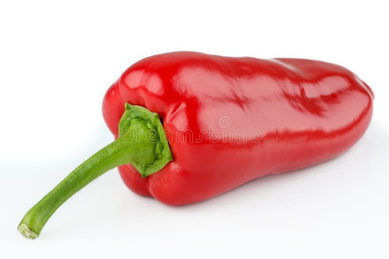 Poivron rouge photo stock. Image du ingrédient, chaud - 21107592