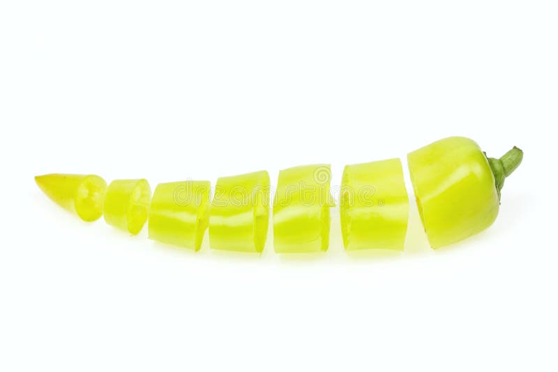 Poivron vert pointu photo stock. Image du longtemps, isolement - 69453998