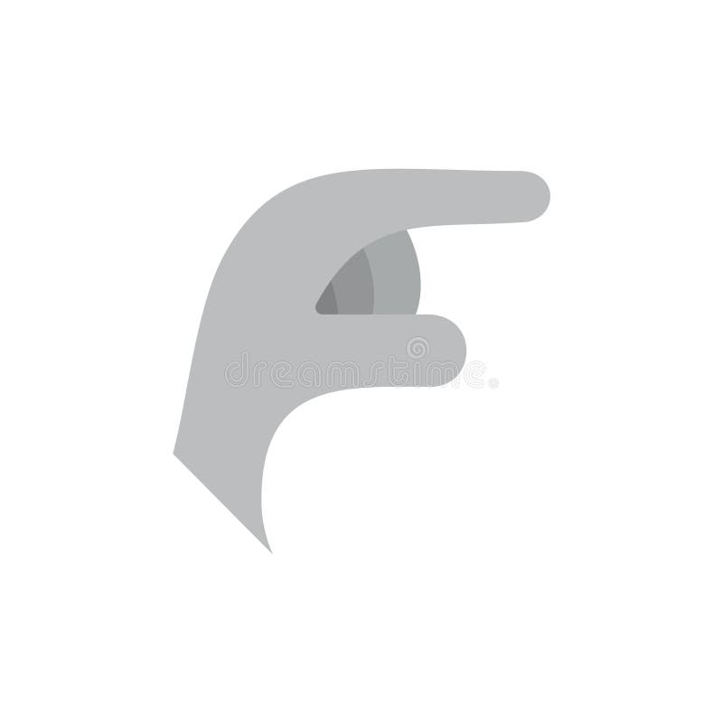 Poke Hand Gradient Design Symbol Vector Stock Vector - Illustration of ...