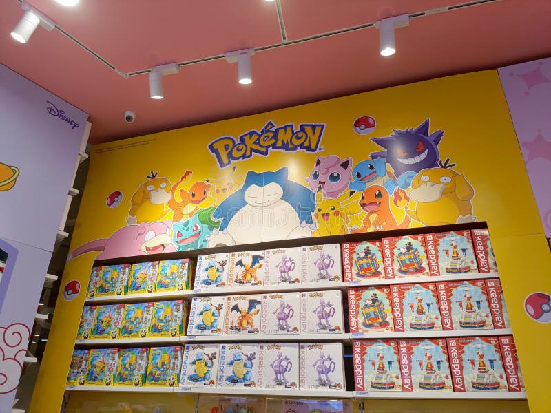 Pokemon Figurines at Toy Store Editorial Stock Photo - Image of shelf ...
