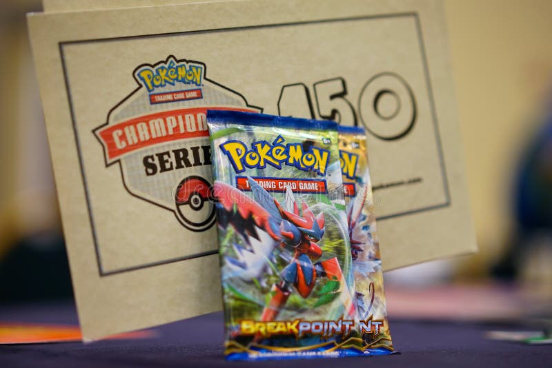 Pokemon Florida Tournament Boost Pack Editorial Stock Image - Image of ...