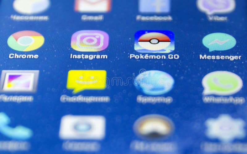 Pokemon Go game editorial stock image. Image of pikachu - 74736719