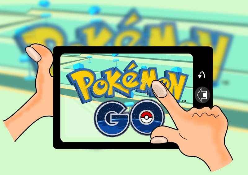 Pokemon go editorial image. Illustration of based, smart - 74647020