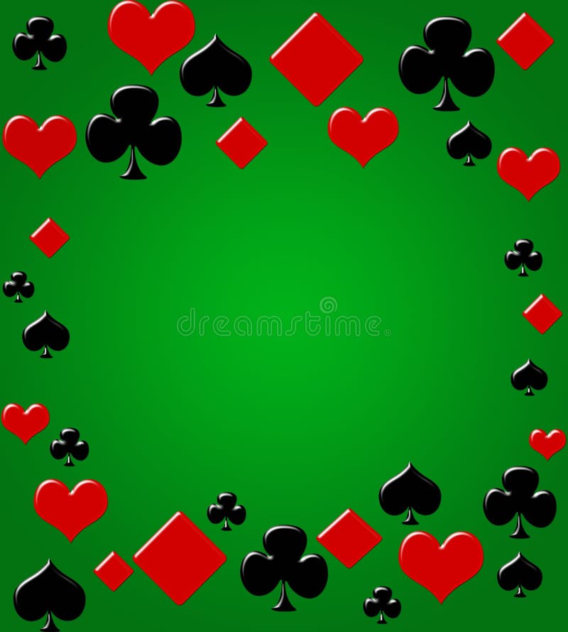 Poker border frame 3 stock vector. Illustration of copyspace - 39491461