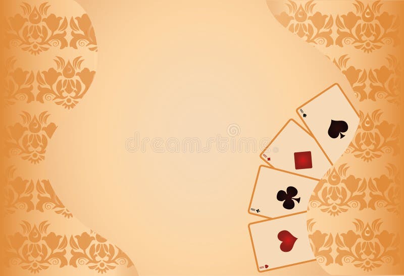 Poker border / frame stock vector. Illustration of chance - 21615155
