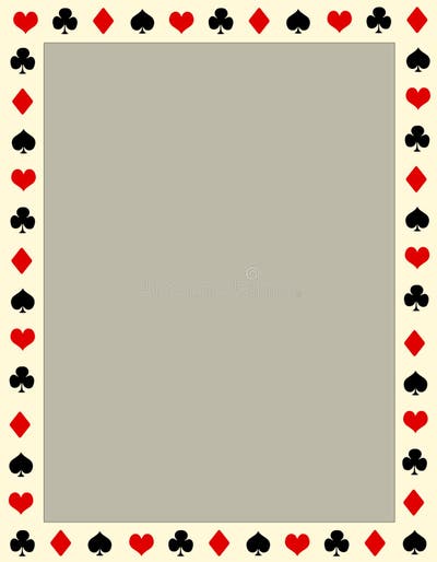 Playing Cards Border Stock Illustrations – 723 Playing Cards Border ...