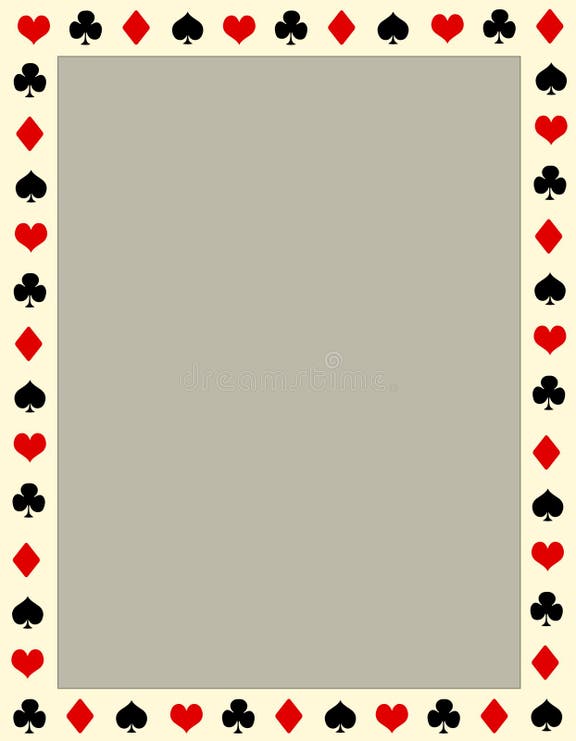 Playing Cards Border Stock Illustrations – 723 Playing Cards Border ...