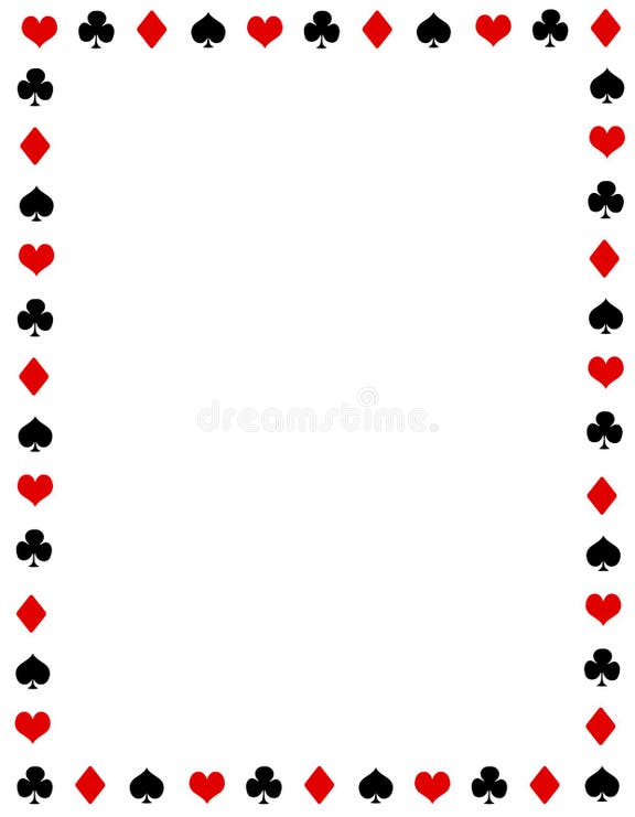 Playing Cards Border Stock Illustrations – 723 Playing Cards Border ...