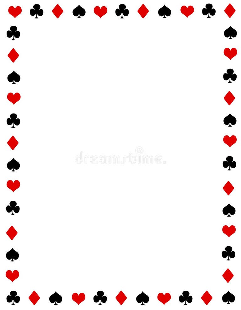Playing Cards Border Stock Illustrations – 723 Playing Cards Border ...