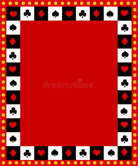 Playing Cards Border Stock Illustrations – 613 Playing Cards Border ...