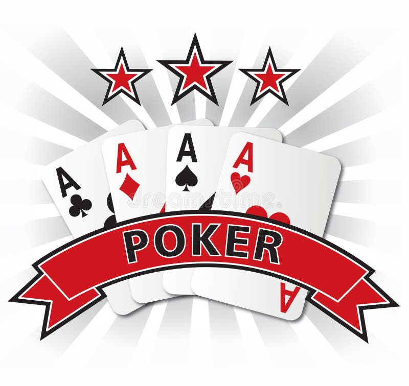 Poker Card Design Illustration Stock Illustration - Illustration of ...