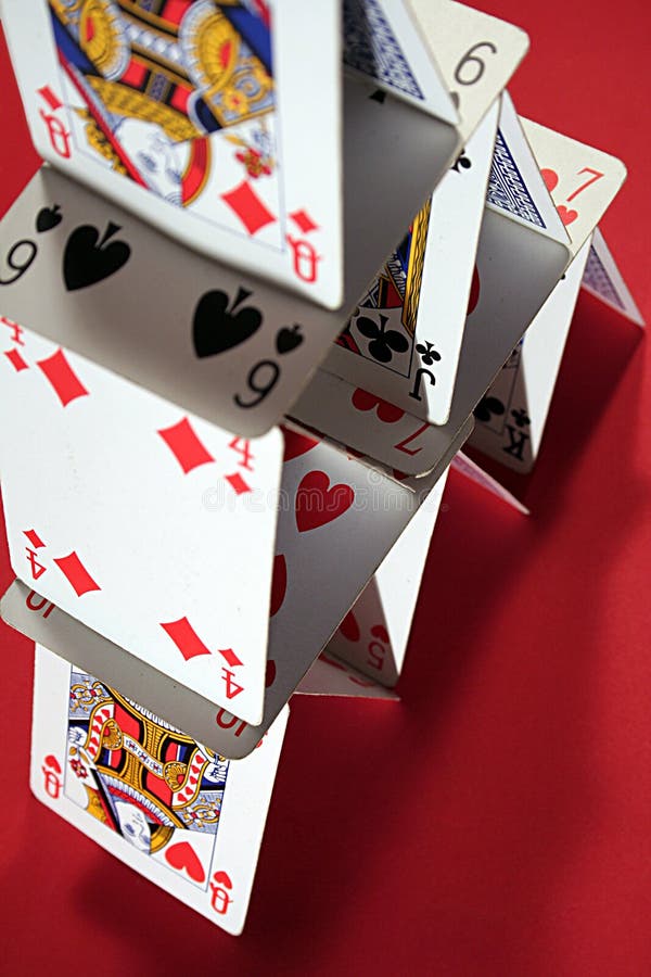 Card House stock image. Image of group, hobby, exhibition - 5404051