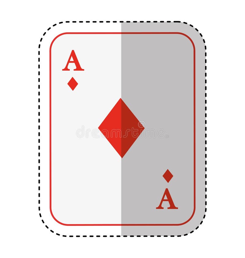 Poker card isolated icon stock illustration. Illustration of icon ...