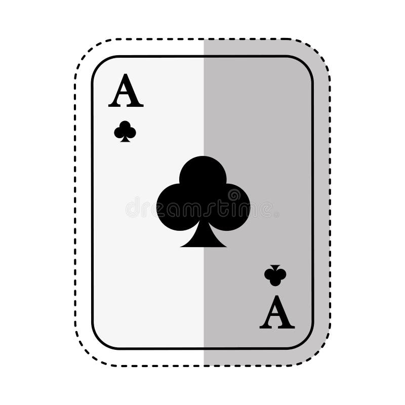 Poker card isolated icon stock illustration. Illustration of flat ...