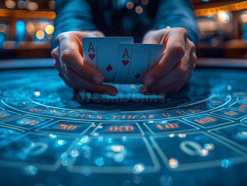 Dramatic Poker Card Toss stock illustration. Illustration of white ...