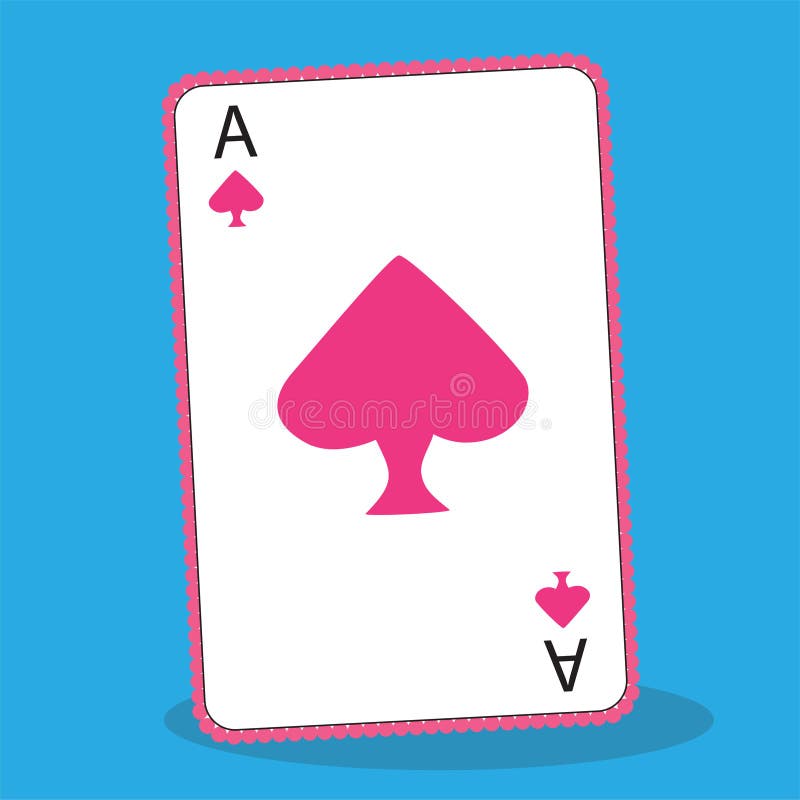 Poker card spade 06 stock vector. Illustration of cartoon - 197987497