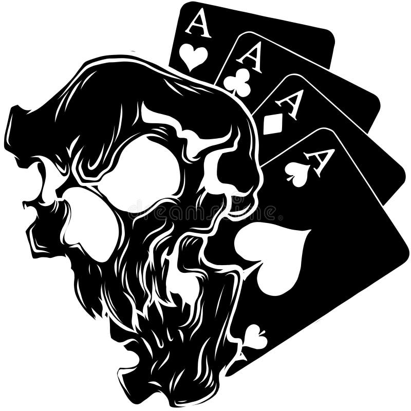 Skeleton Playing Poker Stock Illustrations – 133 Skeleton Playing Poker ...